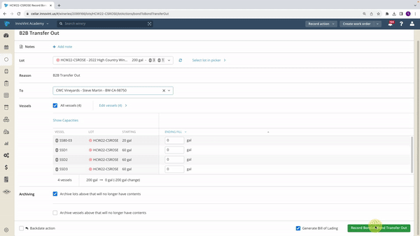 How to create a Bill of Lading (BOL)