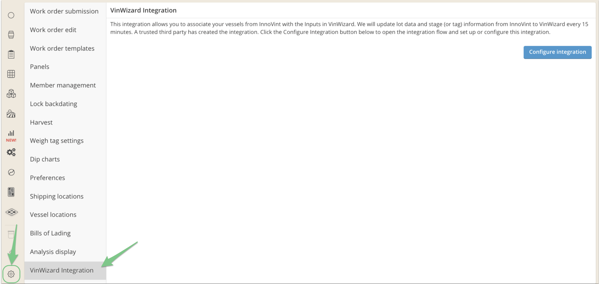 InnoVint + VinWizard Integration