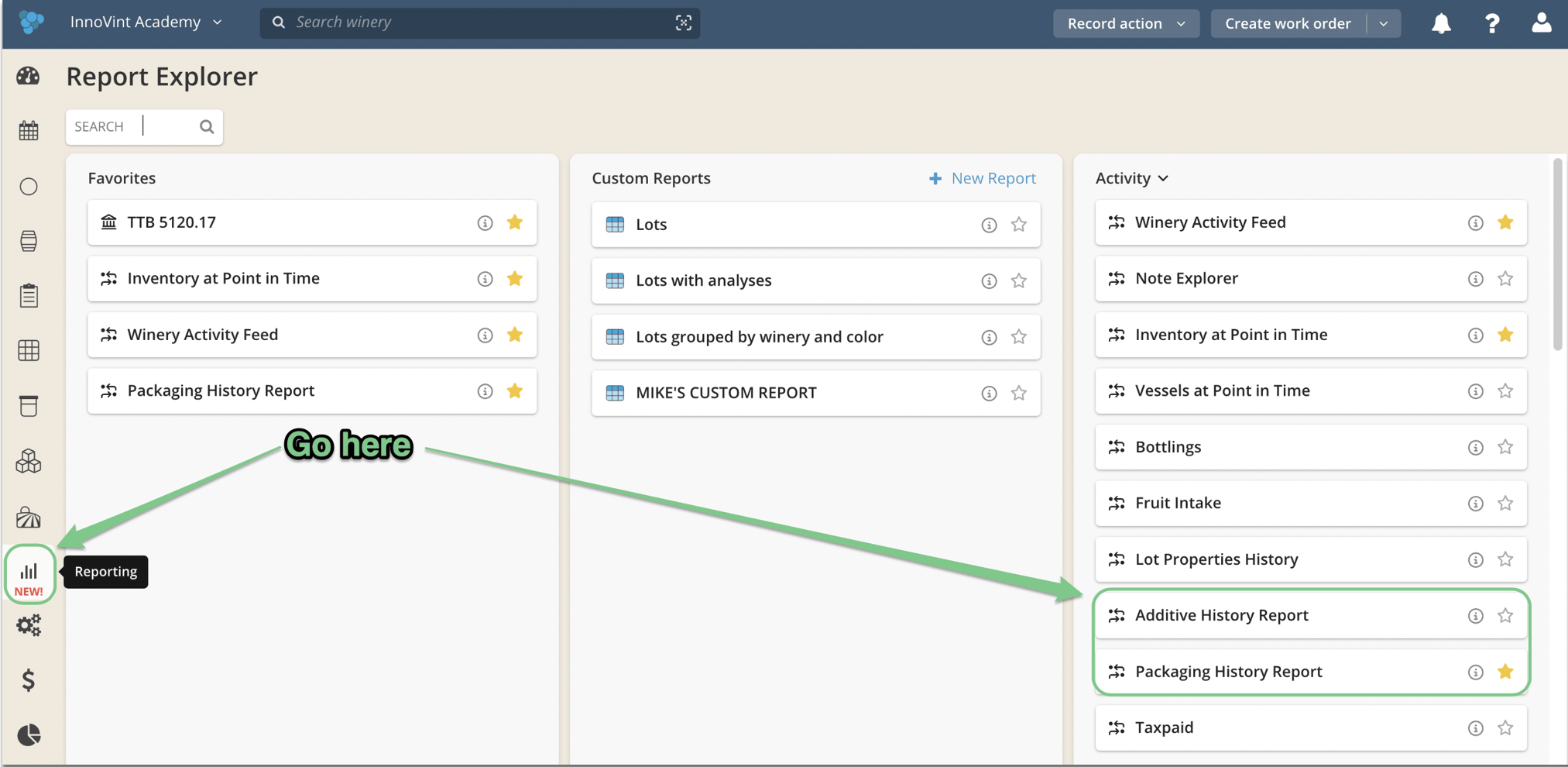 Dry Goods Tracking and COGS