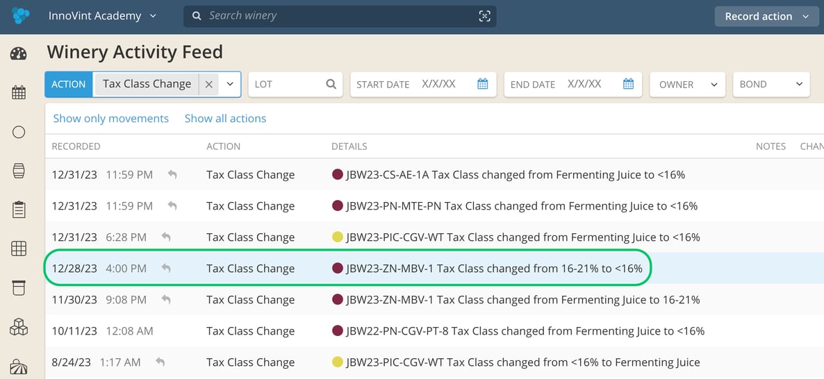 The TTB 5120.17: Getting to know your InnoVint-Generated TTB Report