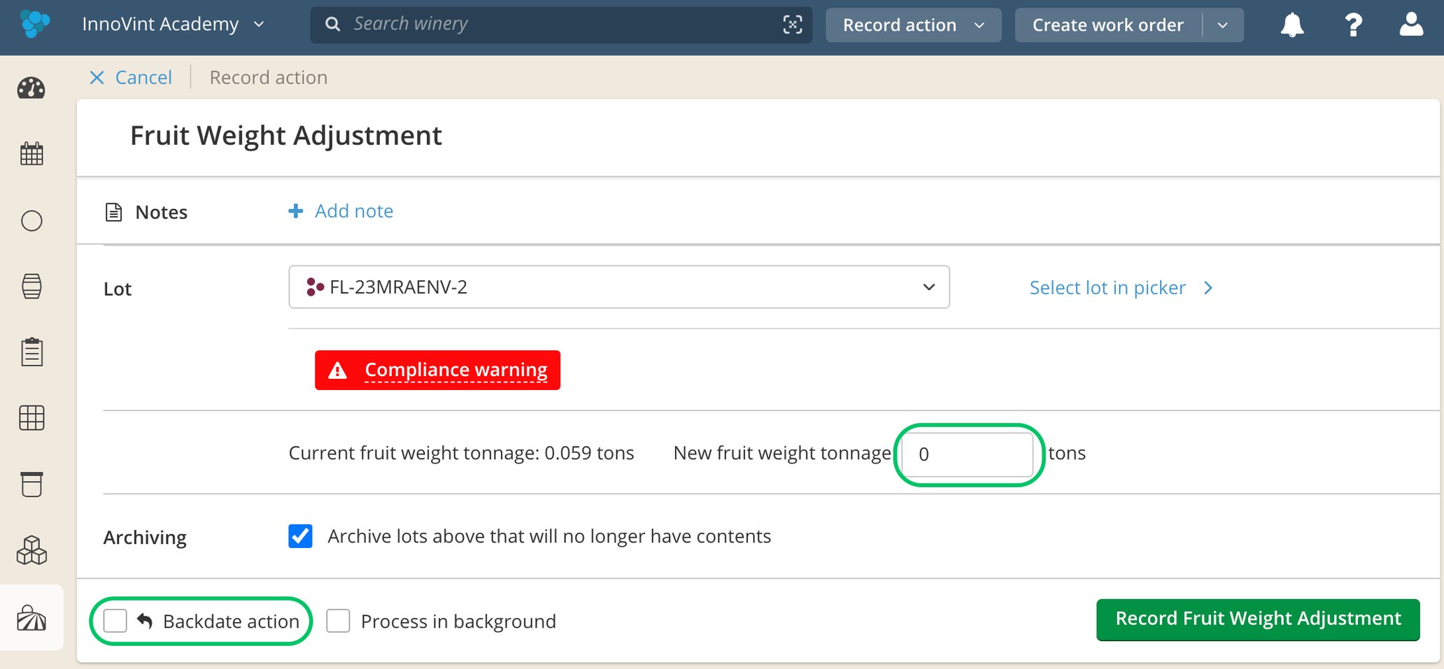 The TTB 5120.17: Getting to know your InnoVint-Generated TTB Report